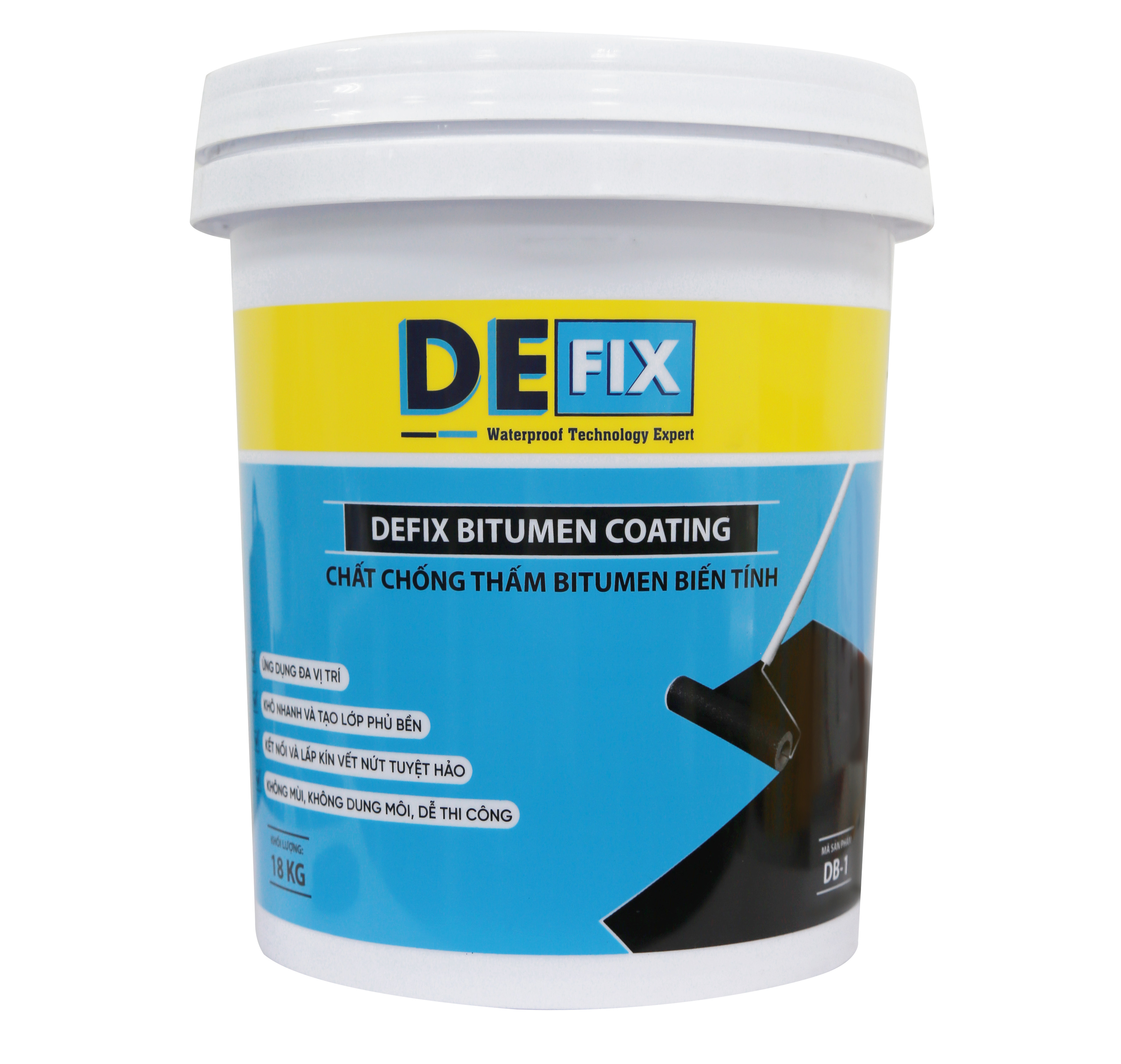 CHẤT CHỐNG THẤM BITUMEN BIẾN TÍNH DEFIX BITUMEN COATING – DB-1 | Tradeline